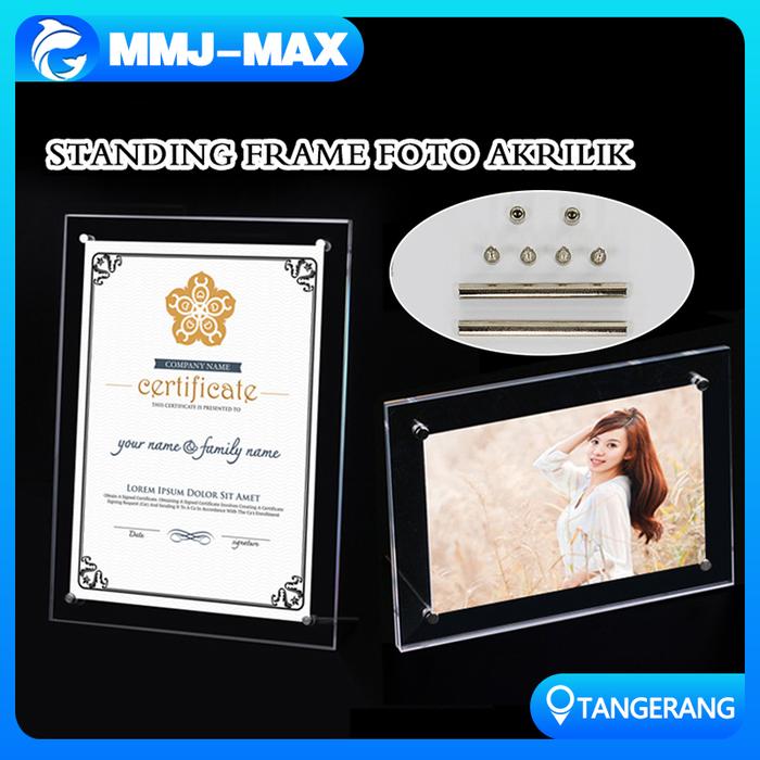 Jual A4 Bingkai Foto Akrilik/Acrylic Display Stand/Stand Layar Akrilik - Kota Tangerang - MMJ ...