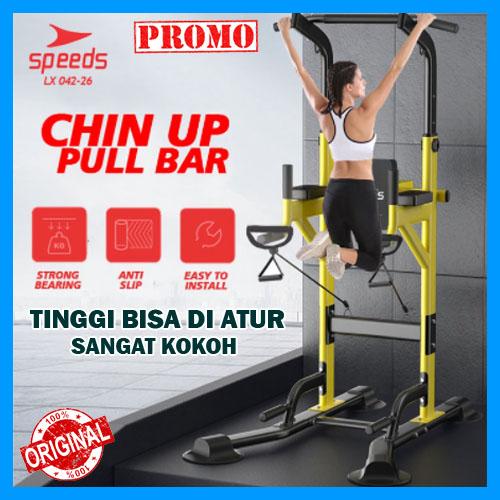 Jual Alat Pull Up Station Fitness Rumah Multifungsi Chin Up Gym ...