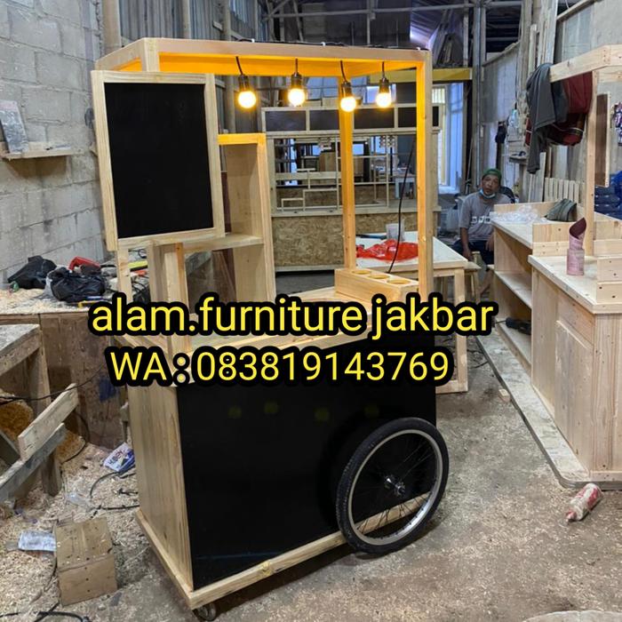 Jual gerobak bakso/gerobak sosis/ gerobak minuman/ gerobak serba guna ...