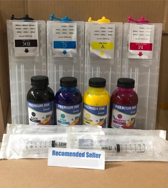 Jual CISS Infus Refillable Cartridge Chipless Epson Workforce C5290 ...
