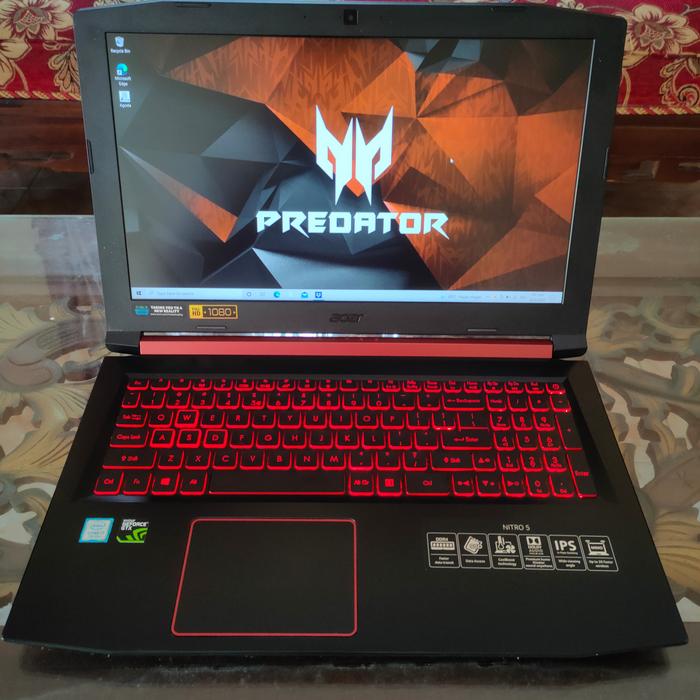 Jual Laptop Acer Nitro 5 Core i7 Gen 7 RAM 16GB SSD 512 NVIDIA GTX 1050 ...