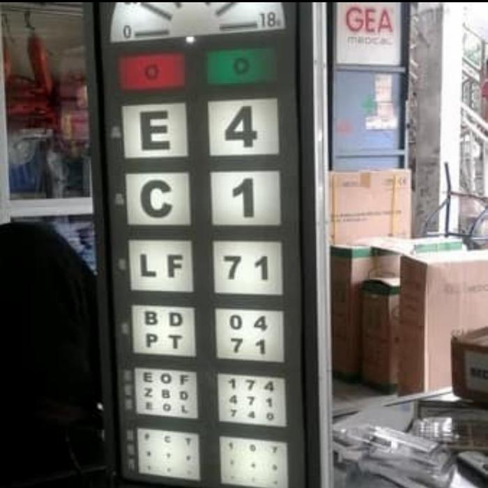 Jual Snellen Chart Elektrik + Remote . Alat Test Mata - Jakarta Timur ...