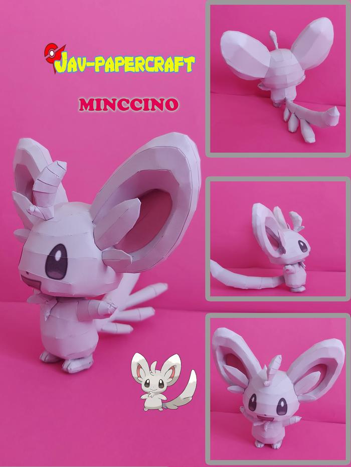 Jual Pokemon minccino Papercraft - Kab. Bekasi - Papercraft Tiviti ...
