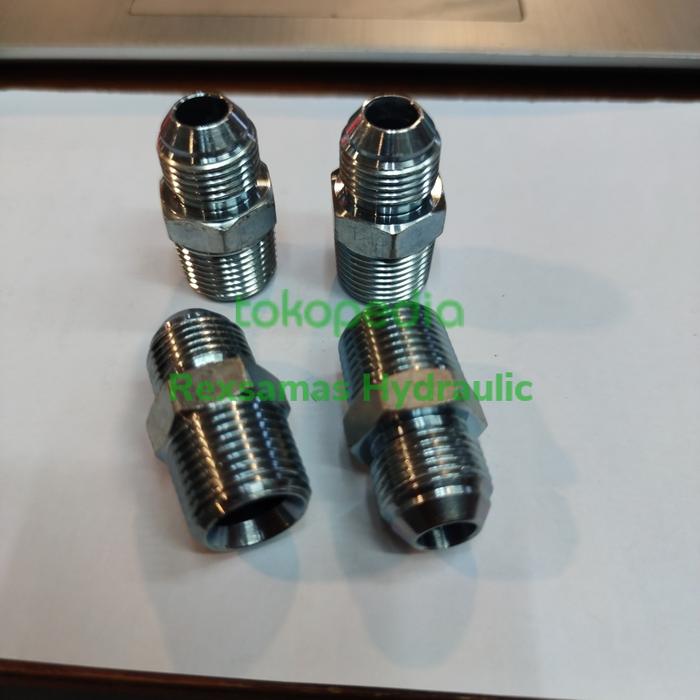 Jual DOUBLE NEPPLE 1/2" NPT X JIC - Jakarta Barat - Rexsamas Hydraulic ...