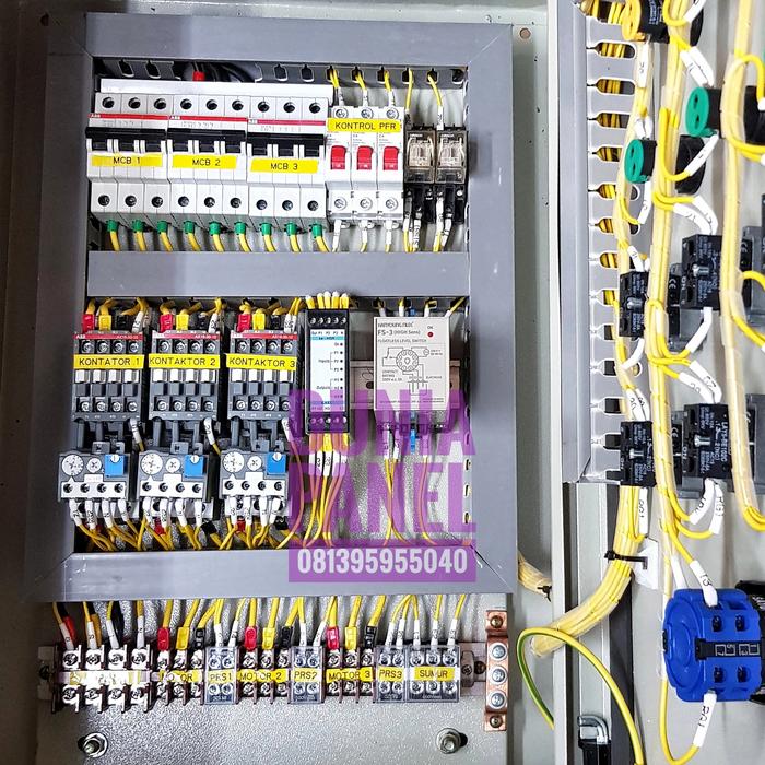 Jual PANEL POMPA BOOSTER 3PHASE 3X7,5HP/5,5KW PANEL BOOSTER 3PHASE ...