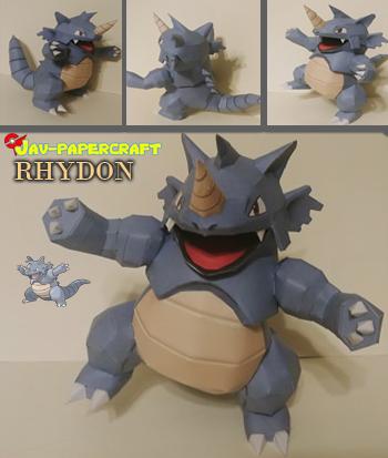 Jual Pokemon rhydon Papercraft - Kab. Bekasi - Papercraft Tiviti ...