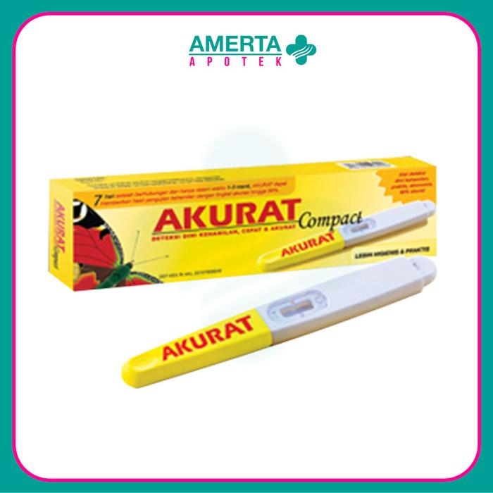 Jual Alat Tes Kehamilan Akurat Compact/ Test Pack Akurat Compact ...
