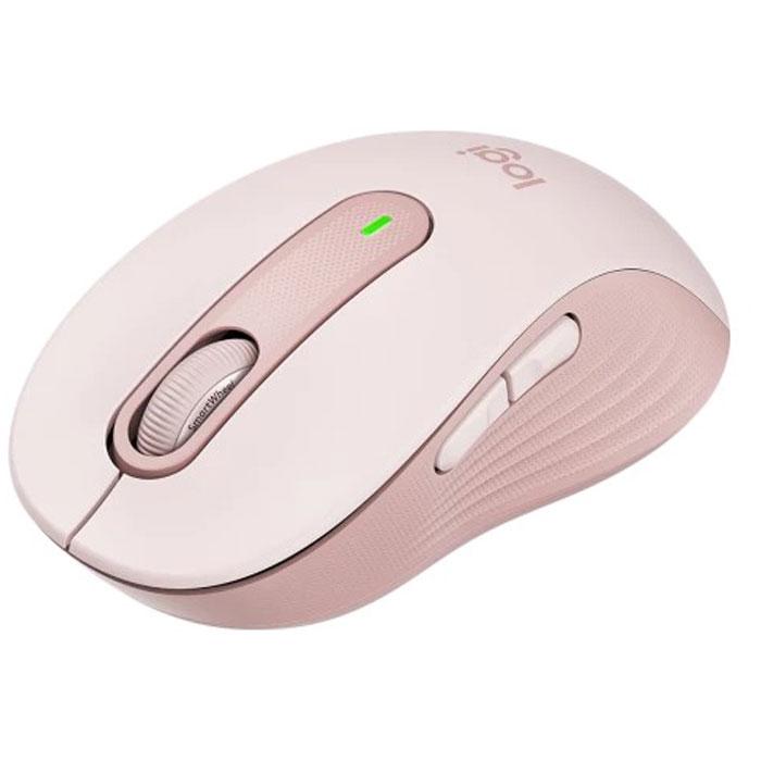 Promo Logitech M650 Signature Wireless Mouse with USB Logi Bolt - Pink ...