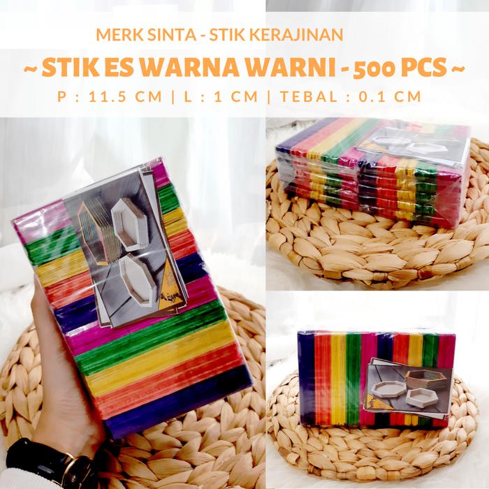 Jual Stick Of Ice - Stik Es Krim Berwarna stik es krim kayu tebal halus ...