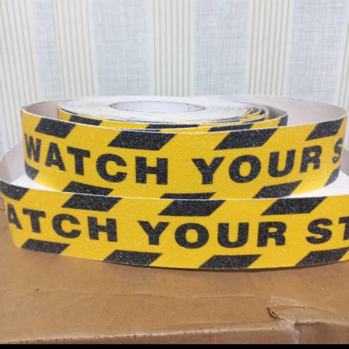 Jual isolasi anti slip tangga-safety walk lakban tangga anti licin 5cm ...