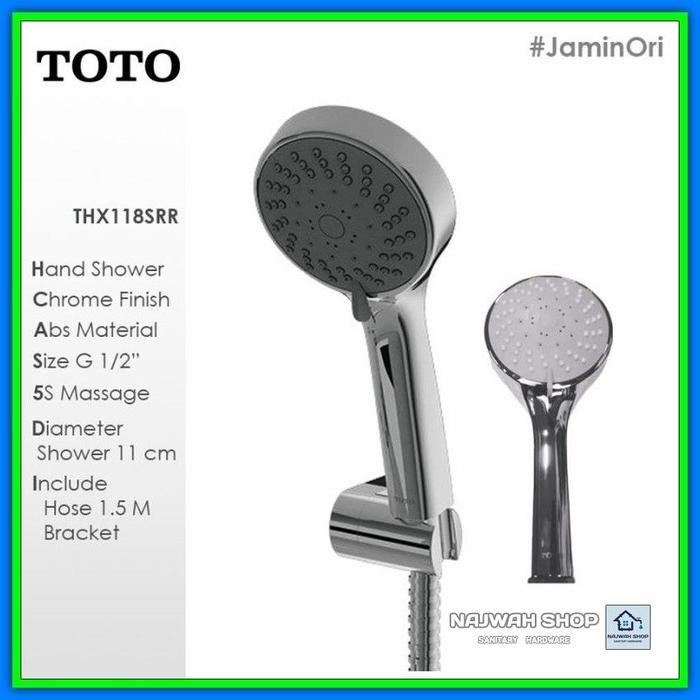 Jual Hand Shower Set Toto Thx118Srr Handshower Bulat murah Berkualitas ...