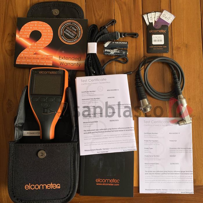 Jual Elcometer 456 Ferrous Gauge A456CFBS + Right Angle Probe T456CF1R ...
