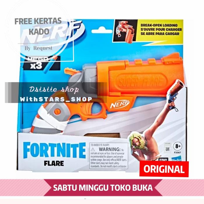 Jual Nerf Fortnite Flare Original Hasbro / Mainan Tembakan Nerf ...