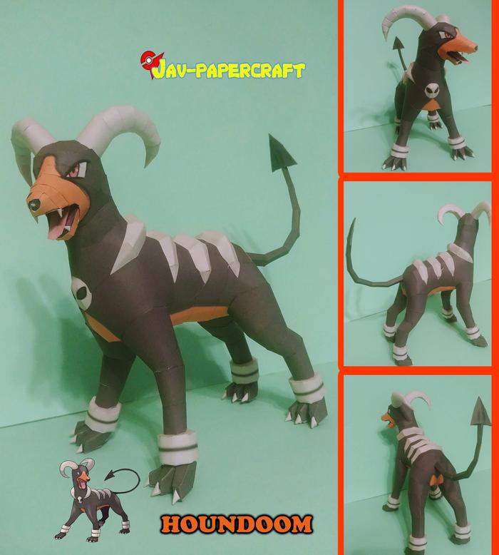 Jual Pokemon houndoom Papercraft - Kab. Bekasi - Papercraft Tiviti ...