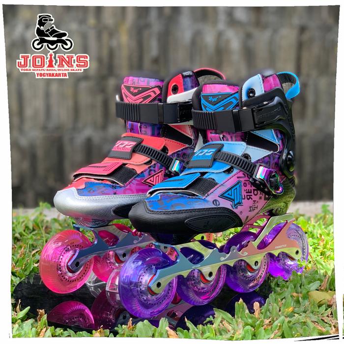Jual Sepatu Roda Inline Skate Yjs X5 Pro Junior Carbon Blue Di Seller ...