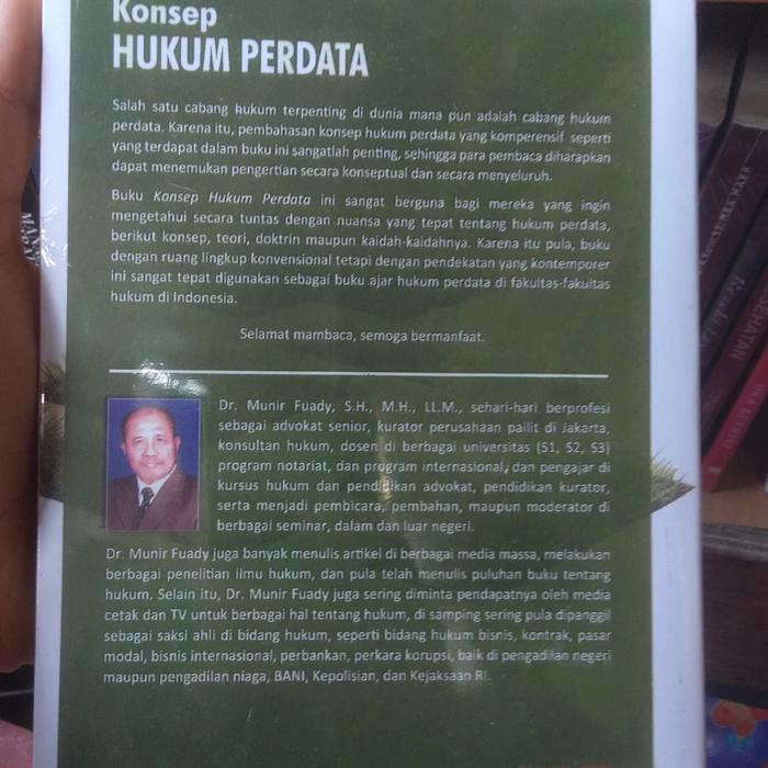 Jual Konsep Hukum Perdata By Dr. Munir Fuady, Sh., Mh., Llm. Di Seller Sweet Shop - Cengkareng ...