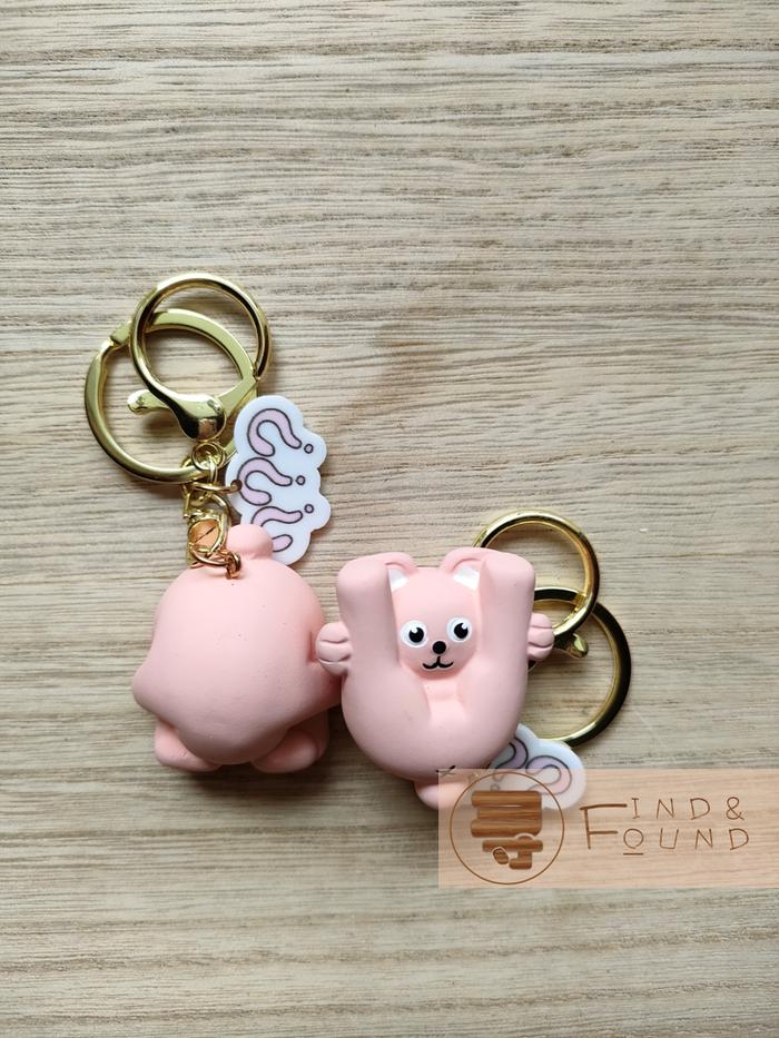 Jual Gantungan Kunci, Hiasan Tas Handstand Animal Dog Cat Pig Rabbit ...