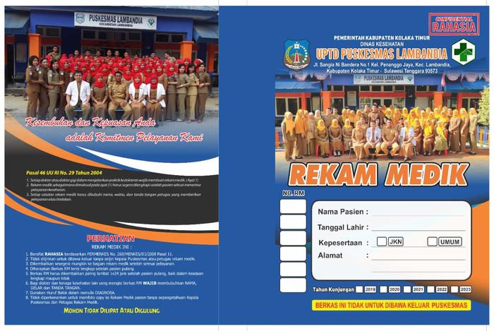 Jual Map REkam medik puskesmas - Kota Surabaya - intigrafika | Tokopedia
