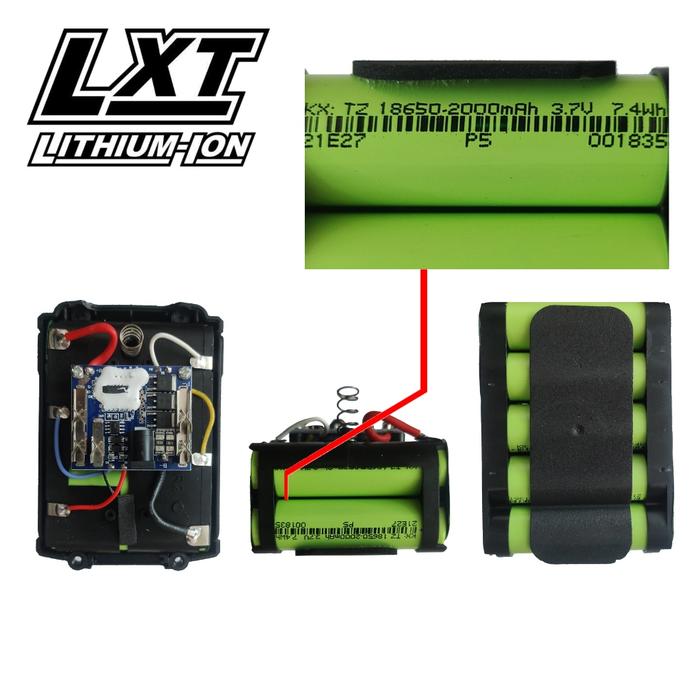 Jual Battery Lxt 21 Volt 4ah Real Capacity Baterai Cordless Makita ...