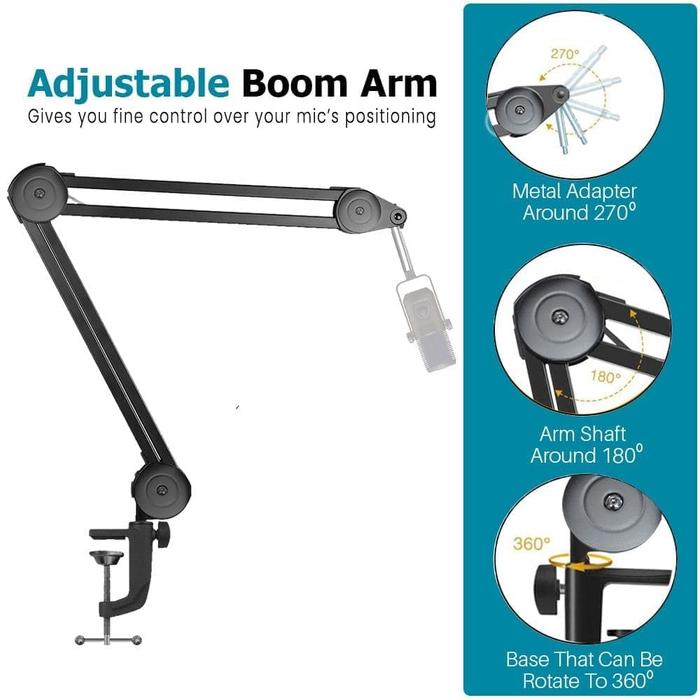 Jual Soundtech Professional Microphone Arm Stand / Bracket Scissor ...