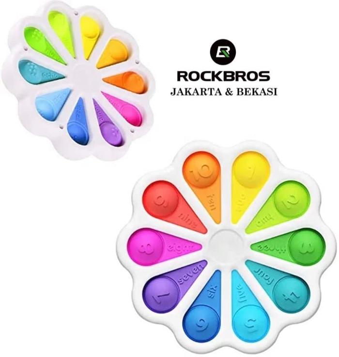 Jual Simple Dimple Big Flower And Regular Original With Emboss Fidget ...