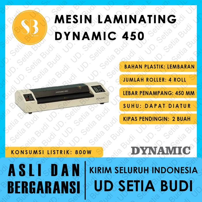 Jual Mesin Laminating Dynamic 450 Asli dan Bergaransi - Kota Surabaya ...