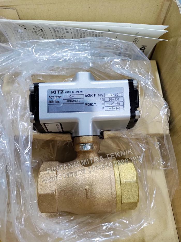 Jual BALL VALVE KITZ ACTUATOR PNEUMATIC C-TE 1 INCH - Kota Bandung ...