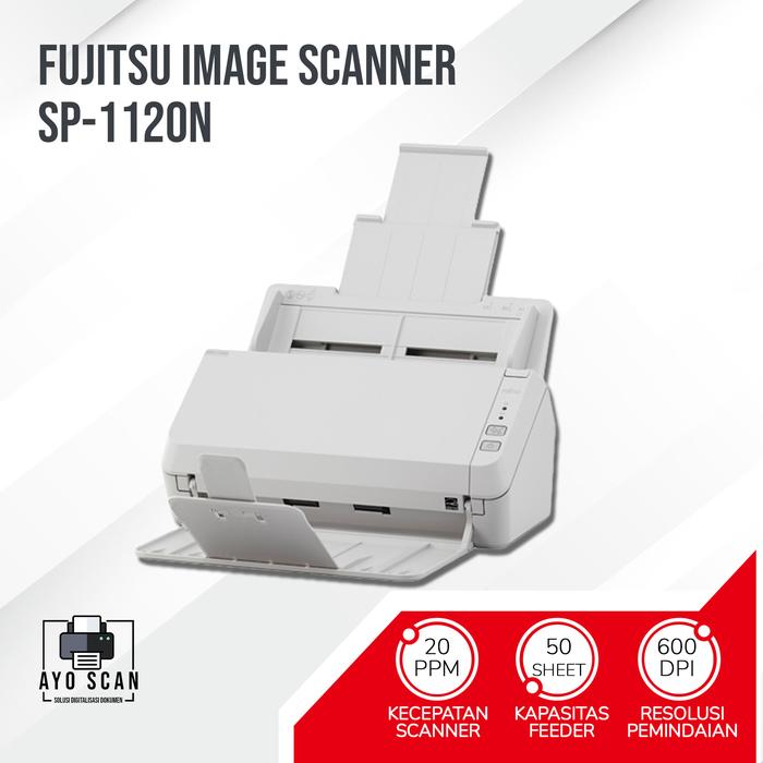 Jual Scanner Fujitsu SP-1120N ADF Duplex - 20ppm - A4/Legal/Folio/F4 ...