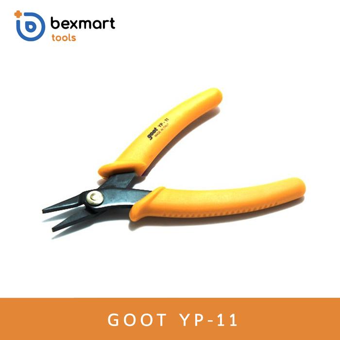 Jual Tang Jepit Pipih Long Nose Plier Goot YP-11 (Made in Japan ...