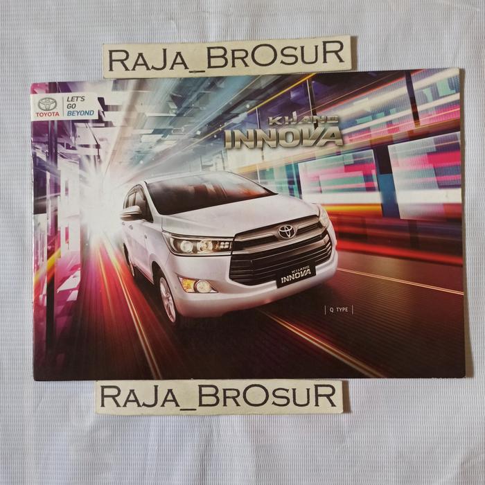 Jual Poster brosur katalog booklet Toyota Kijang Innova 2018 - Kab ...