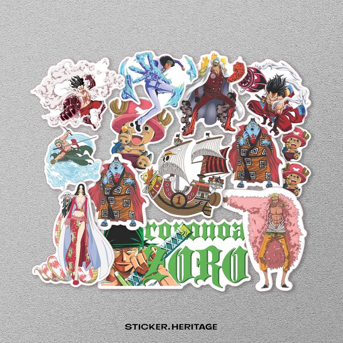 Jual STIKER one piece poster anime Sticker Vinyl Laptop Waterproof ...