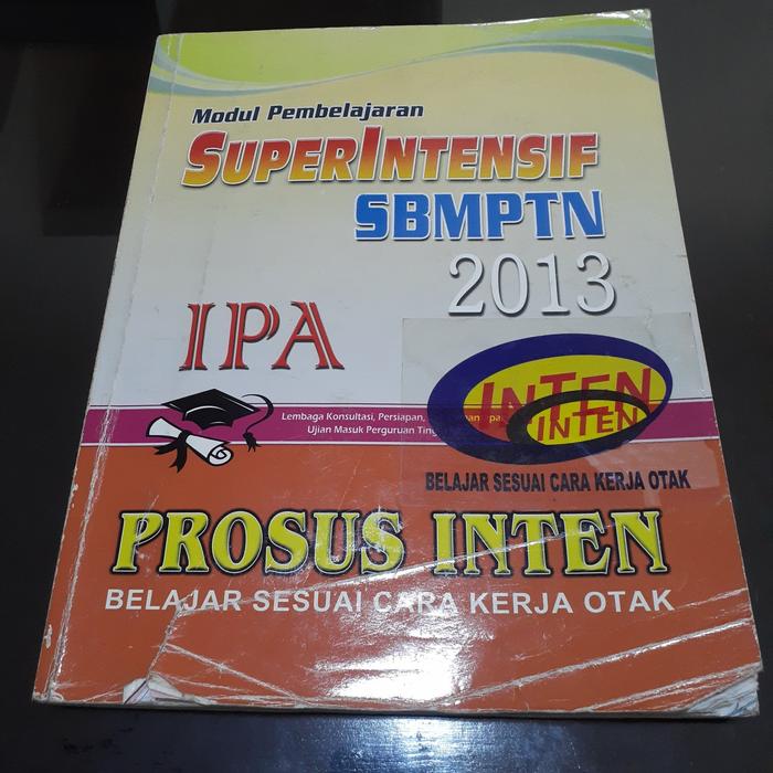 Jual Buku Modul Pembelajaran Intensif bimbel inten perisapan SBMPTN ...