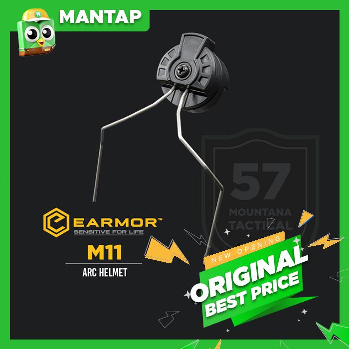 Jual EARMOR Tactical M11 ARC Helmet Adapter Rail Kit M31 M32 Earmuff ...
