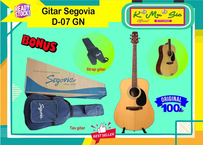 Jual Gitar jumbo Segovia D 07 GN original akustik elektrik preamp fishman - Kota Semarang ...