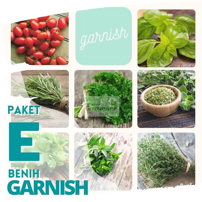 Jual [Paket Hemat] Paket 13 Jenis Benih Tanaman Untuk Garnish || Benih ...