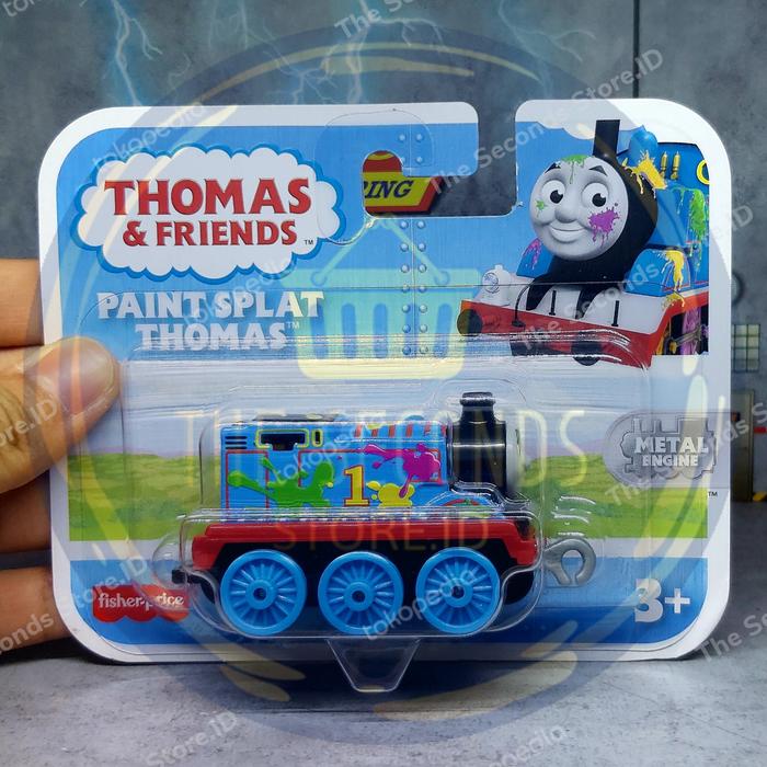 Jual Thomas & Friends Trackmaster/Metal Engine - Paint Splat Thomas ...