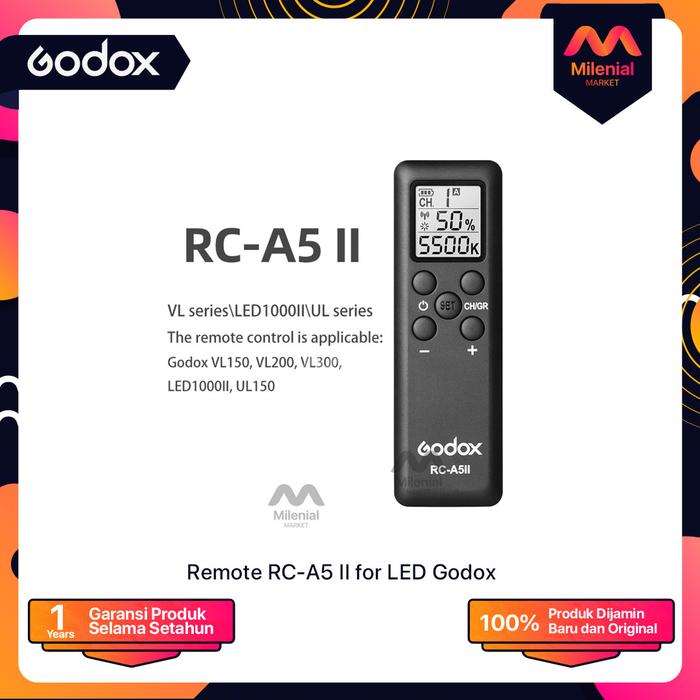 Jual GODOX Remote Controller RC-A5II RCA5II RC A5II RC A5 II - Jakarta Utara - Milenialmarket ...