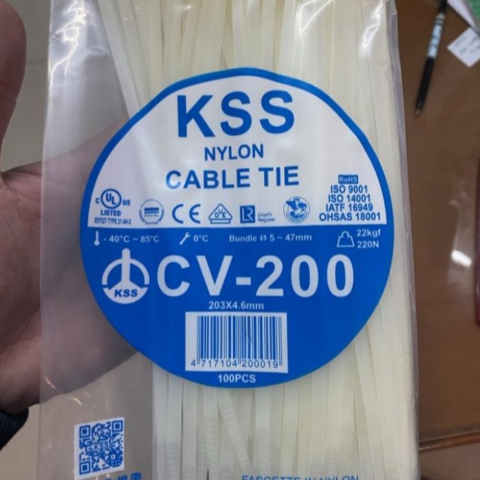 Jual kabel tis kss cv-200 x 4,6/kabel tis 20cm/cable tie kss cv 200 x 4,6mm - Jakarta Timur ...