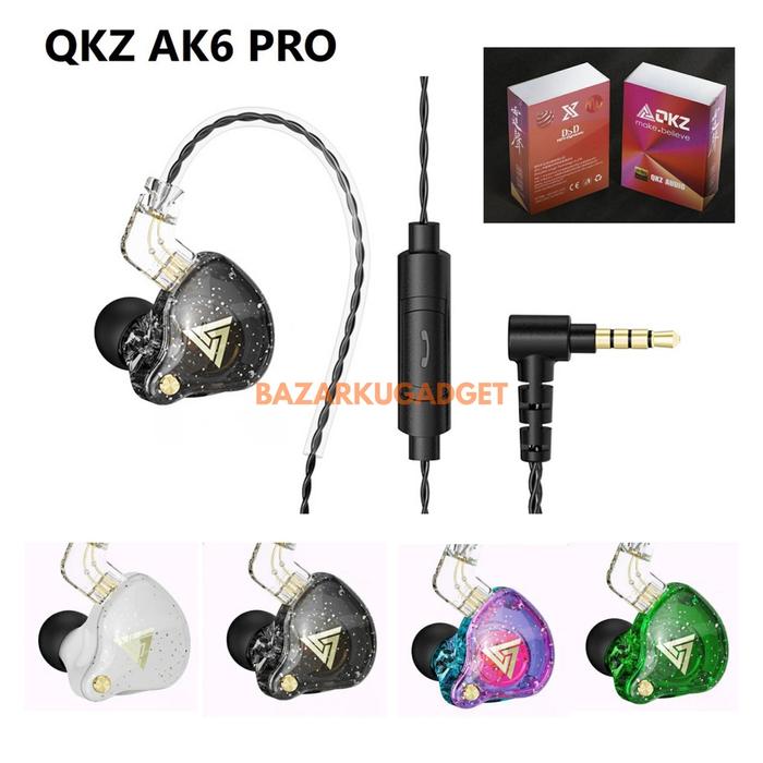Jual Earphone Qkz Ak6 Headset Qkz Ak6 Hifi Pro Sport Super Bass In-ear ...