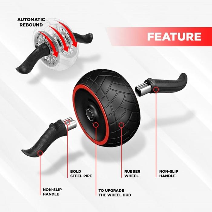 Jual PRO FITNESS AB ROLLER / ABS Wheel / AB Machine / Alat Situp / Sit ...