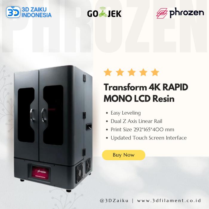 Jual Original Phrozen Transform 4K RAPID MONO LCD Resin 3D Printer Big ...