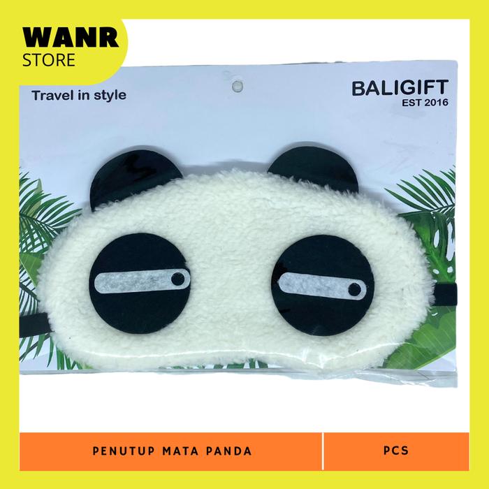 Jual Penutup mata Cute model Panda, buat tidur lebih LELAP !! - side ...