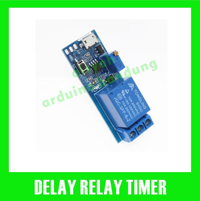 Jual Modul Delay Relay in 5-30v Out 10A 250VAC Trigger Timer Switch ...