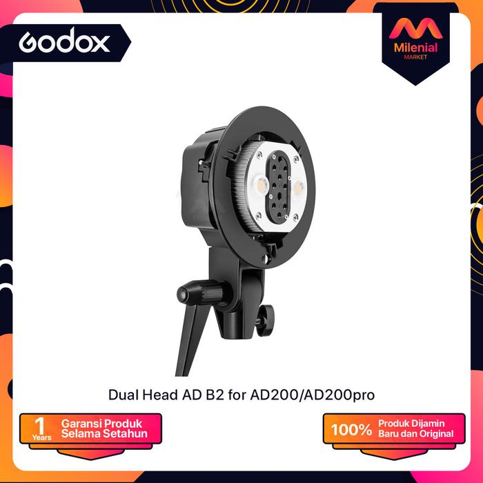 Jual Godox AD200 AD-B2 Dual Power Flash Head / Godox ADB2 / AD B2 ...