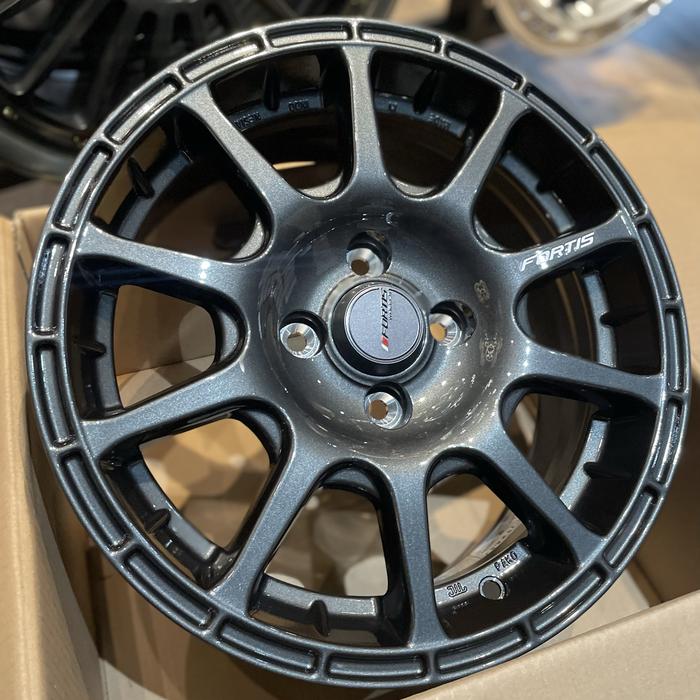Jual Fortis PRW-1 15 | velg rally by Pako Wheels - Matte Silver, 4x100 ...