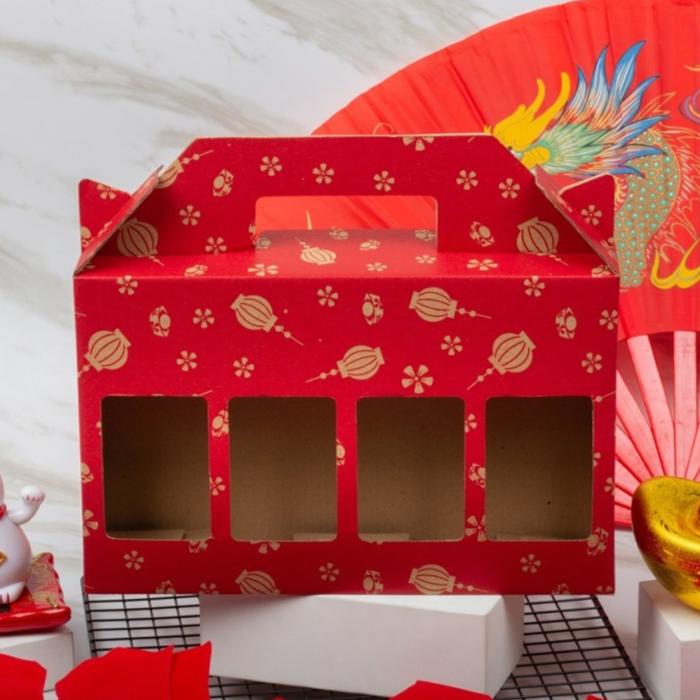 Jual kardus botol kale 350ml isi 4 parsel imlek box kemasan minuman ...