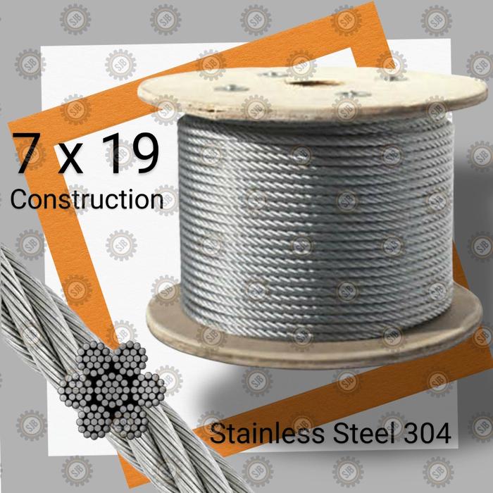 Jual wire rope stainless steel ss304 3mm - Jakarta Utara - sj bersama ...