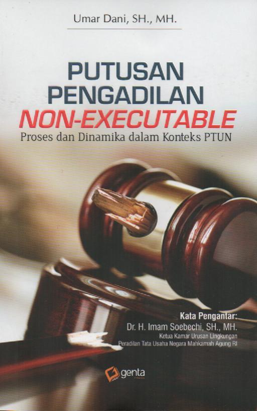 Jual Putusan Pengadilan Non-Executable Proses dan Dinamika dalam ...