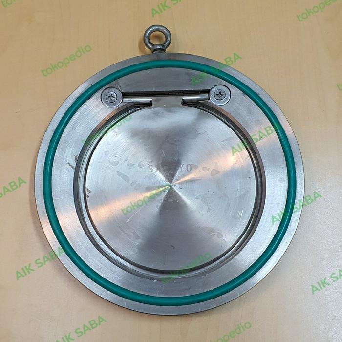 Jual wafer check valve single door ss 304 8" inch/ wafer check Sankyo ...