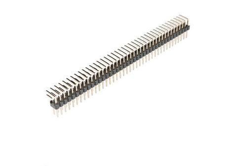Jual PIN HEADER STRIP MALE DOUBLE ROW RIGHT ANGLE L SHAPE 2X40 2.54MM 2.54 - Kab. Bantul ...
